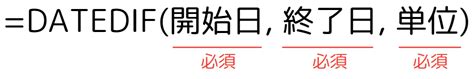 エクセルdatedif関数の使い方｜年齢・勤務年数を簡単計算！