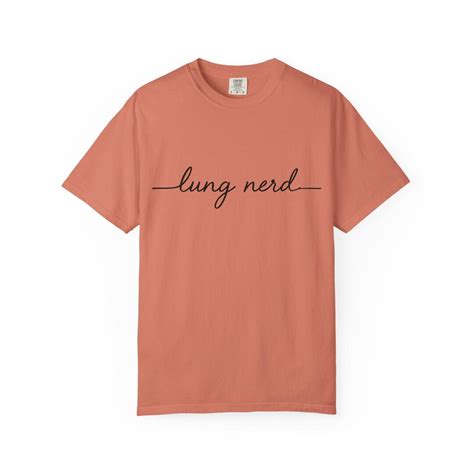 Lung Nerd Respiratorypulmonary T Shirt Etsy