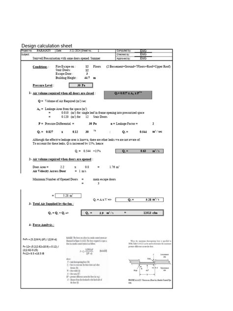 Staircase 1 Pressurization Pdf