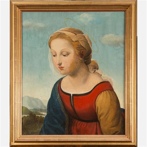 Raffaello Sanzio Madonna Portrait Mutualart