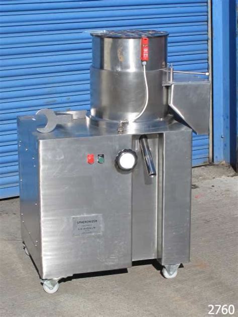Novatech Caleva Spheroniser Stock Ref 2760 Processing Machinery