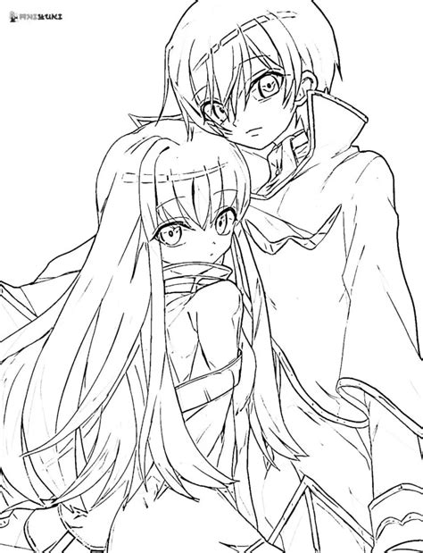 Code Geass Coloring Pages 2025