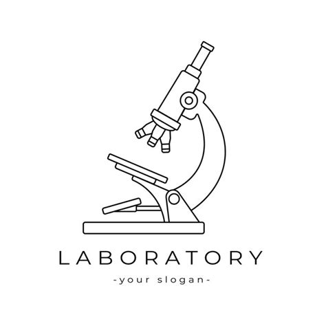 Premium Vector Microscope Laboratory Science Logo Consider