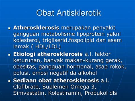 Pertemuan 7 Obat Kardovaskuler Tujuan Instruksional Ppt Download