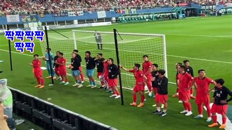 대한민국 응원가에 맞춰 박수치는 손흥민 Youtube
