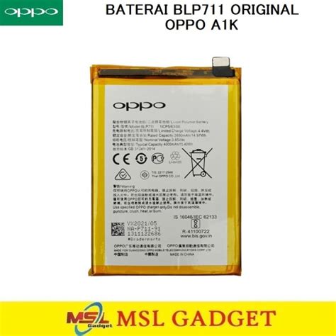 Berapa Mah Baterai Oppo A K Homecare