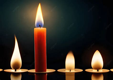 Latar Belakangnyala Api Lilin Menyala Latar Belakang Gelap Terang Api