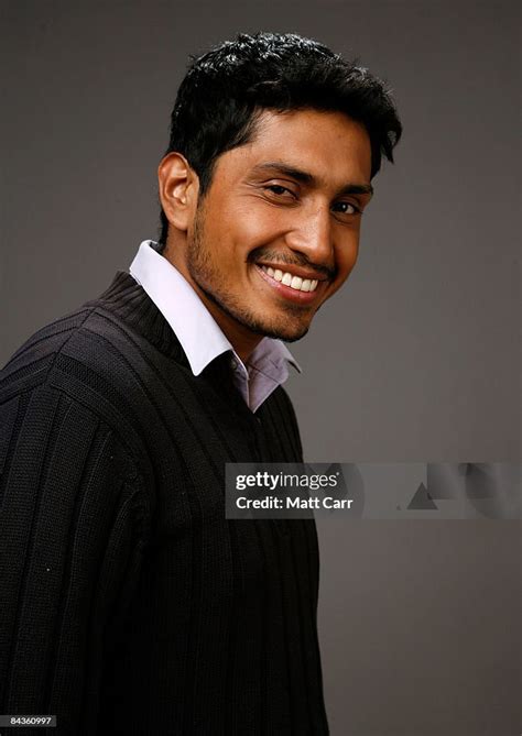 Actor Tenoch Huerta Mejia Of The Film Sin Nombre Poses For A News