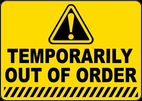Printable Lift Out Of Order Sign Free Download And Print For You