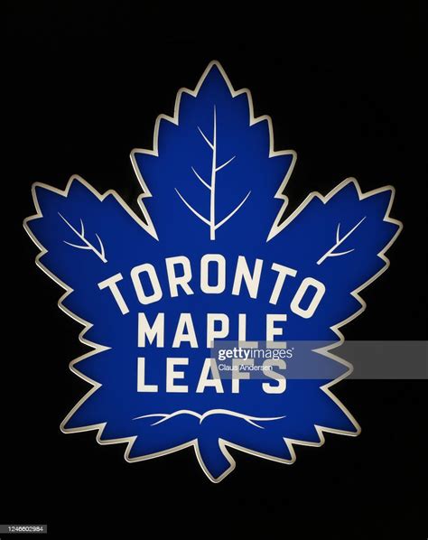 A General View Of The Toronto Maple Leafs Logo Prior To Action News