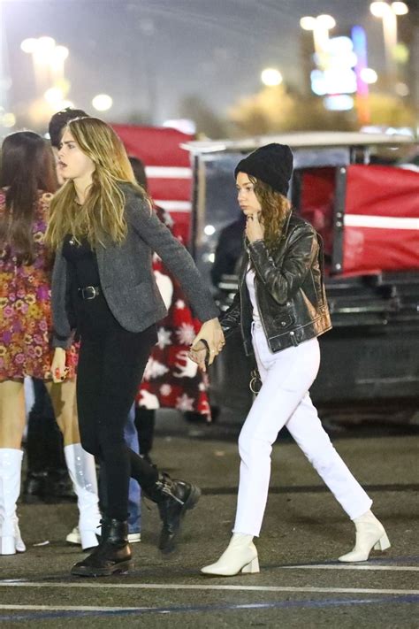 Cara Delevingne And Minke Arrives At Harry Styles Concert In Inglewood