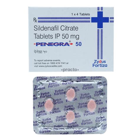 Penegra 50 Mg Tablet Uses Dosage Side Effects Price Composition