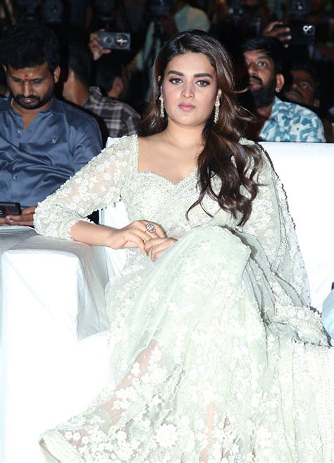 Hhvm మూవీ ఈవెంట్‌లో మెరిసిన హీరోయిన్ నిధి అగర్వాల్ ఫొటోలు Tollywood