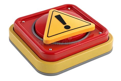 3d Alert Sign Caution Icon Attention Mark Isolated On White Background Generated By Ai