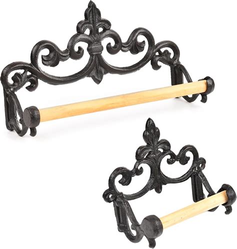 Sungmor 2 Pack Vintage Cast Iron Toilet Paper Holder