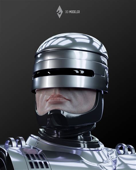 Robocop Bust Finished Projects Blender Artists Community