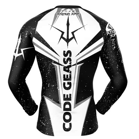 Code Geass Long Sleeve Rash Guard Compression Shirt Anime Ape