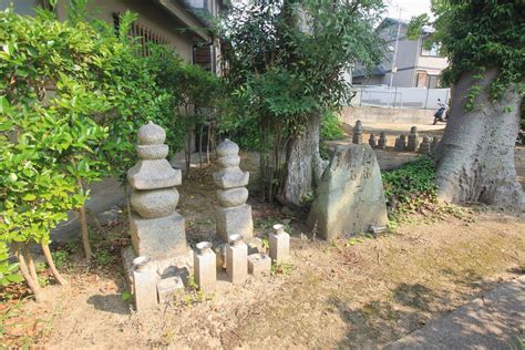 エナガ先生の講義メモ 多井畑厄神の参道②松風・村雨の墓（神戸市・須磨区・多井畑）