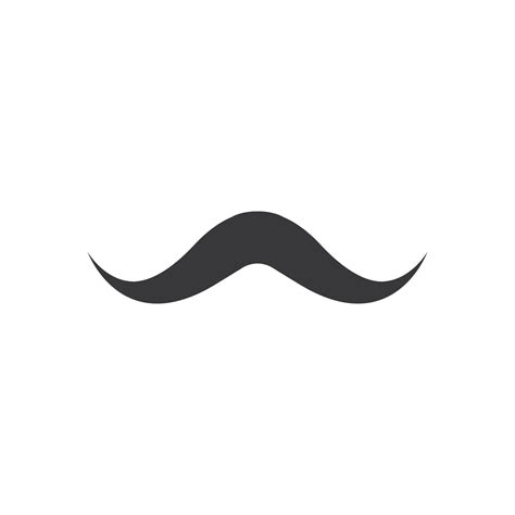 Moustache Logo Template Vector 14883129 Vector Art At Vecteezy
