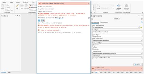 Solved Add Rule Tool Throws Error 000464 In Single User E Esri Community