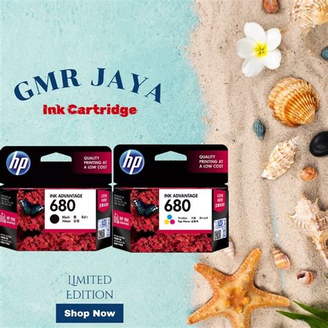 Jual Tinta Hp 680 Black And Tri Colour Original Tinta Hp Cartridge Hp