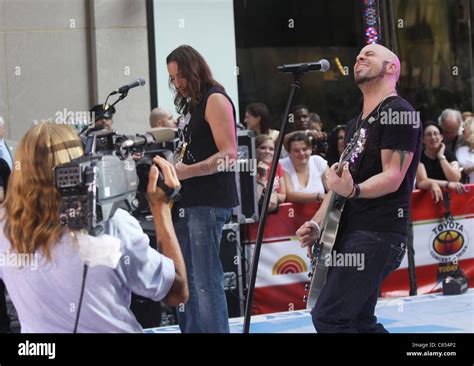 Chris Daughtry On Stage For Nbc Today Show Concert With Daughtry