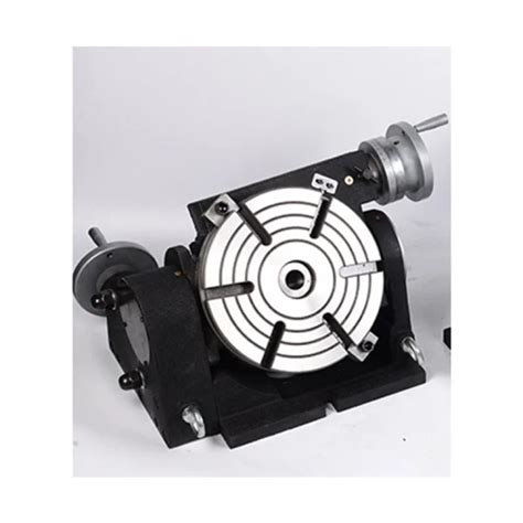Tsk400 Manual Tilting Rotary Table Indexing Head For Cnc Drilling