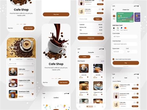 Cafe Shop Mobile App Ui Design By Mamun Ahmed On Dribbble