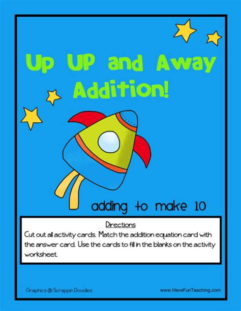 Adding To Make 10 Activity Have Fun Teaching