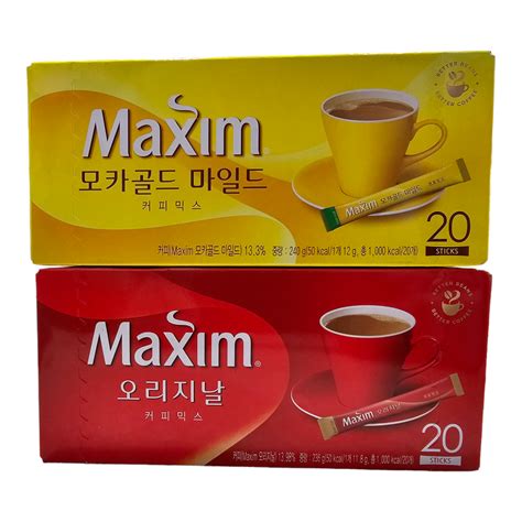 Instant Korean Coffee Maxim Maxim Korean Coffee Mix Mocha Gold
