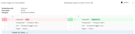 project triggers are frequently modified without user input · issue