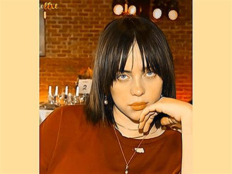 Billie Eilish Aesthetic Orange♡ Celebrity Pictures Celebrities