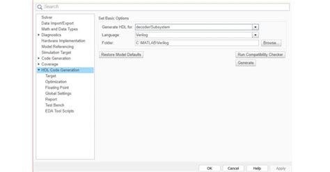 Blog Generate Verilog Code From Simulink MATLAB Helper