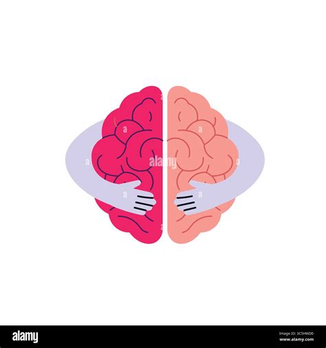 Clever Brain Icon Flat Stock Vector Images Alamy