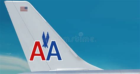 Plane Of American Airlines Company Editorial Image Image Of Flights