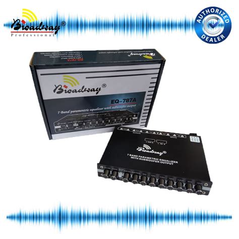 7 Band Parametric Equalizer With Subwoofer Output Broadway Eq 787a Car