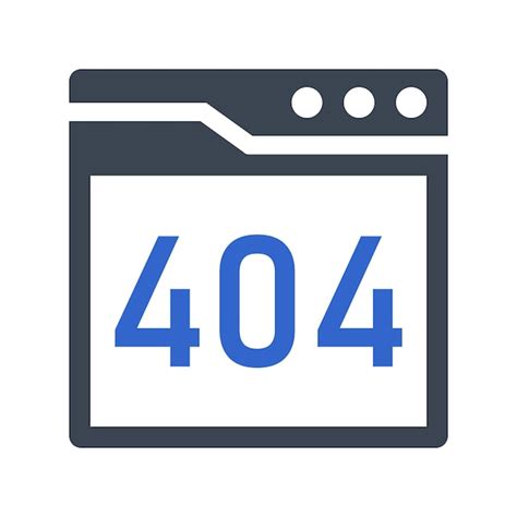 Premium Vector Error Page Interface Icon