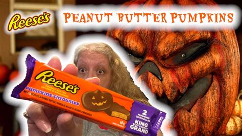 Reeses Peanut Butter Pumpkins King Size 🎃 Youtube
