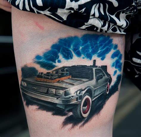 Delorean Back To The Future Tattoo Back To The Future Tattoo Future