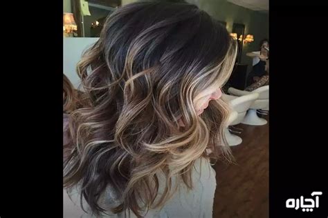 عکس مش طلایی روی موی مشکی 11 مدل مش پرطرفدار مجله زیبایی آچاره