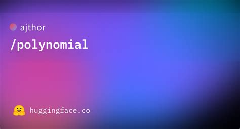 Ajthorpolynomial · Datasets At Hugging Face