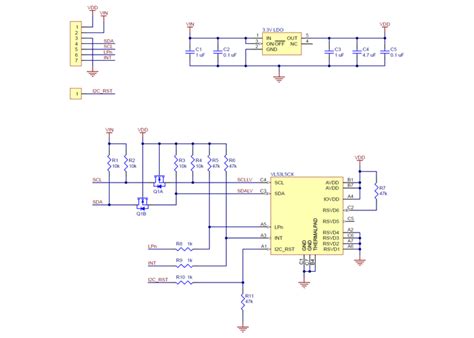 Vl53l5cx Time Of Flight 8×8 Zone Distance Sensor Carrier With Voltage Regulator 400cm Max