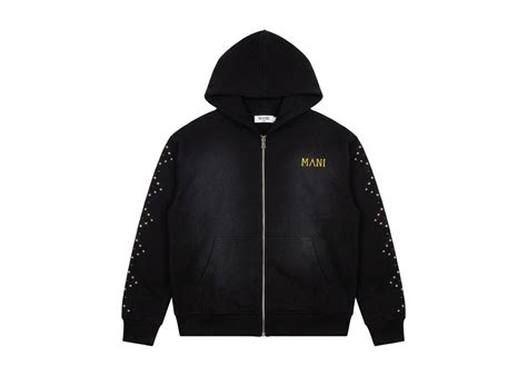 Mani Multi Stone Zip Up Hoodie Copped