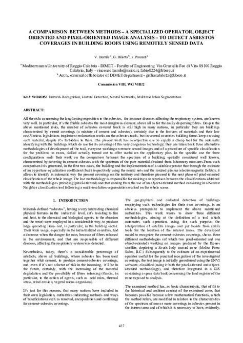 pdf a comparison between methods a specialized operator object