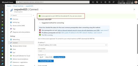 Connecting To An Azure Windows Vm Using An Azure Powershell Script And Native Client Via Azure
