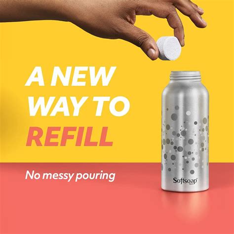 Softsoap Foaming Hand Soap Tablets Refill Tablets Lemon Fizz 6 Count Pack Of 1