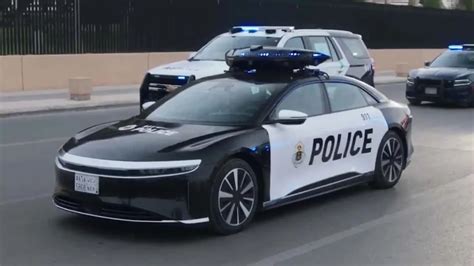 Lucid Air Rejoint La Police Saoudienne