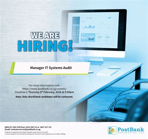 Postbank Uganda Ltd On Linkedin Hiringnow Itjobs Techcareers