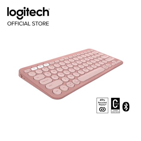 Logitech Pebble Keys 2 K380s Multi Device Bluetooth Wireless Keyboard With Customizable