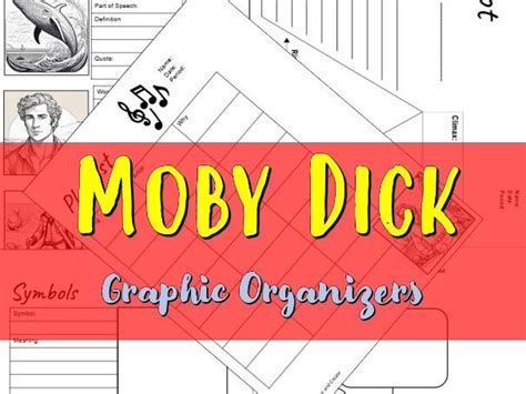 Moby Dick Graphic Organizers Teaching Resources